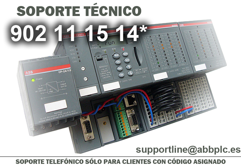 ABB PLC-----SOPORTE TECNICO------SUPPORT LINE